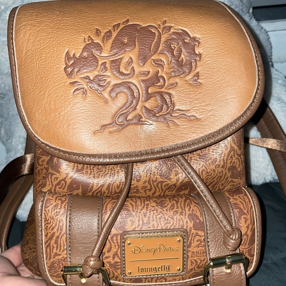 Disney | Bags | Disney Tan Backpack With Embossed Design | Poshmark